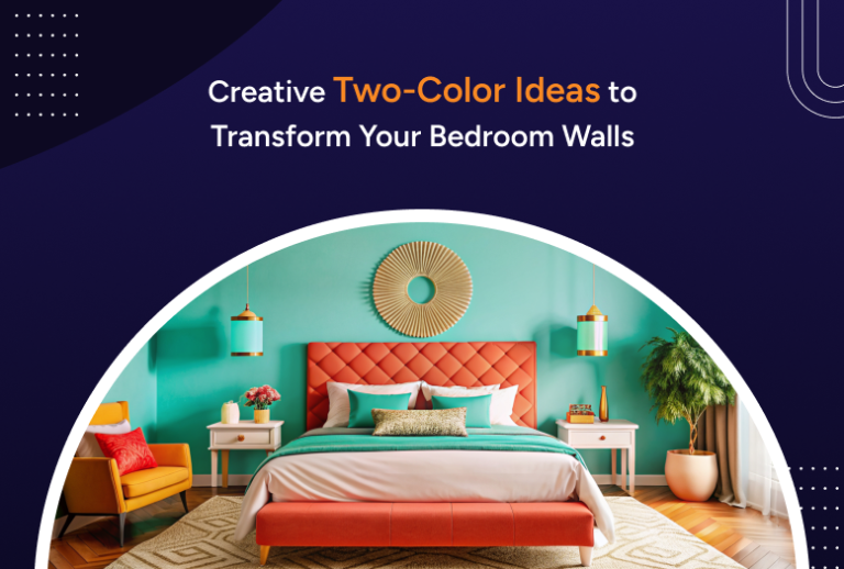 Creative Two-Color Bedroom Wall Ideas , Stylish Transformations